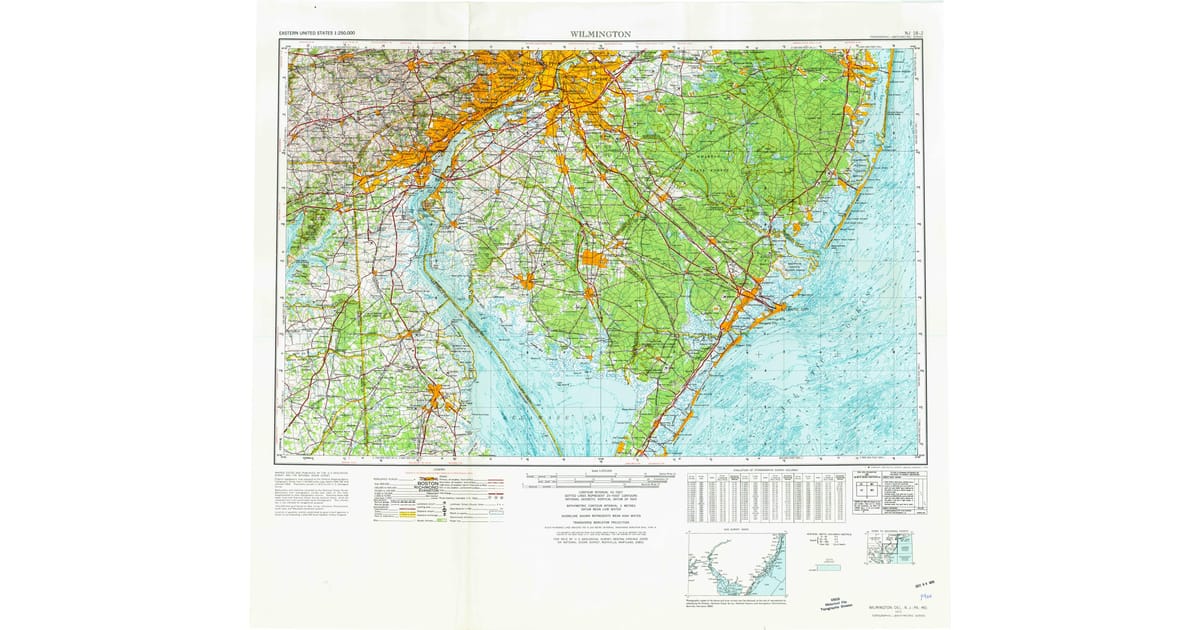 1970s Maps of Hack Point, MD | Pastmaps