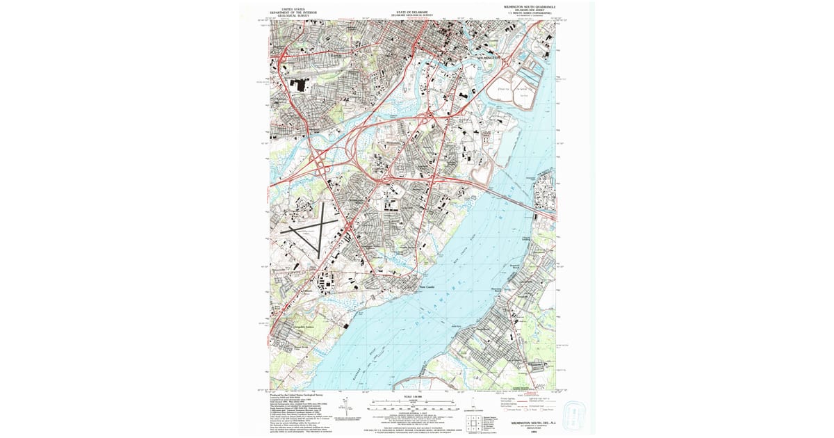1990s Maps of Manor Park, DE | Pastmaps