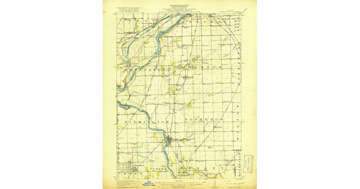 1918 Map of Wilmington, IL — High-Res | Pastmaps
