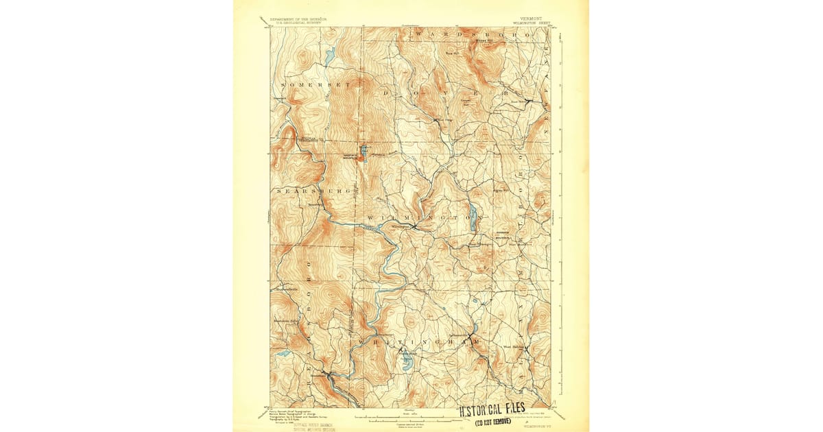 1899 Map of Wilmington, Windham County, VT — High-Res | Pastmaps