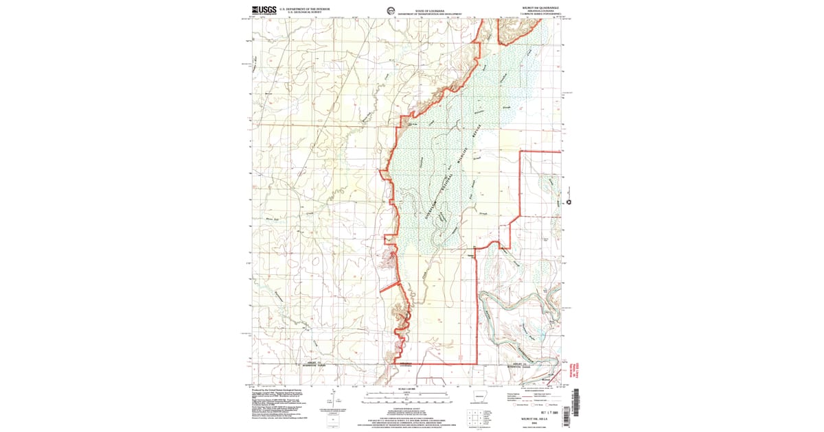 2002 Map of Wilmot SW, Ashley County, AR — High-Res | Pastmaps