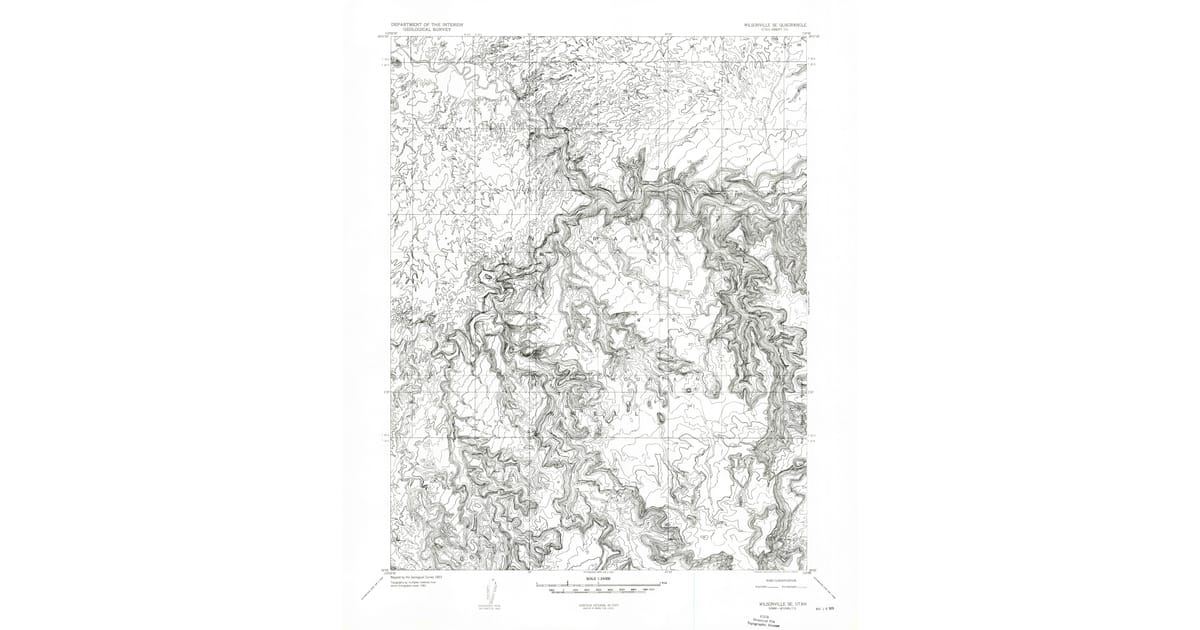 1953 Map of Wilsonville SE, Emery County, UT — High-Res | Pastmaps