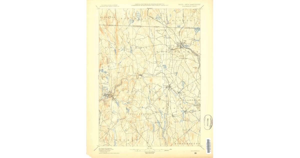 1800s (19th Century) Maps of Rindge, NH | Pastmaps