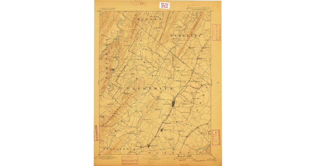 Old Maps of Winchester, VA | Pastmaps