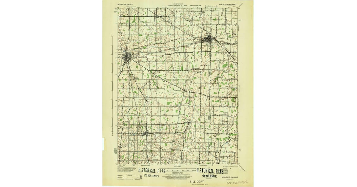 1940s Maps of Randolph County, IN | Pastmaps