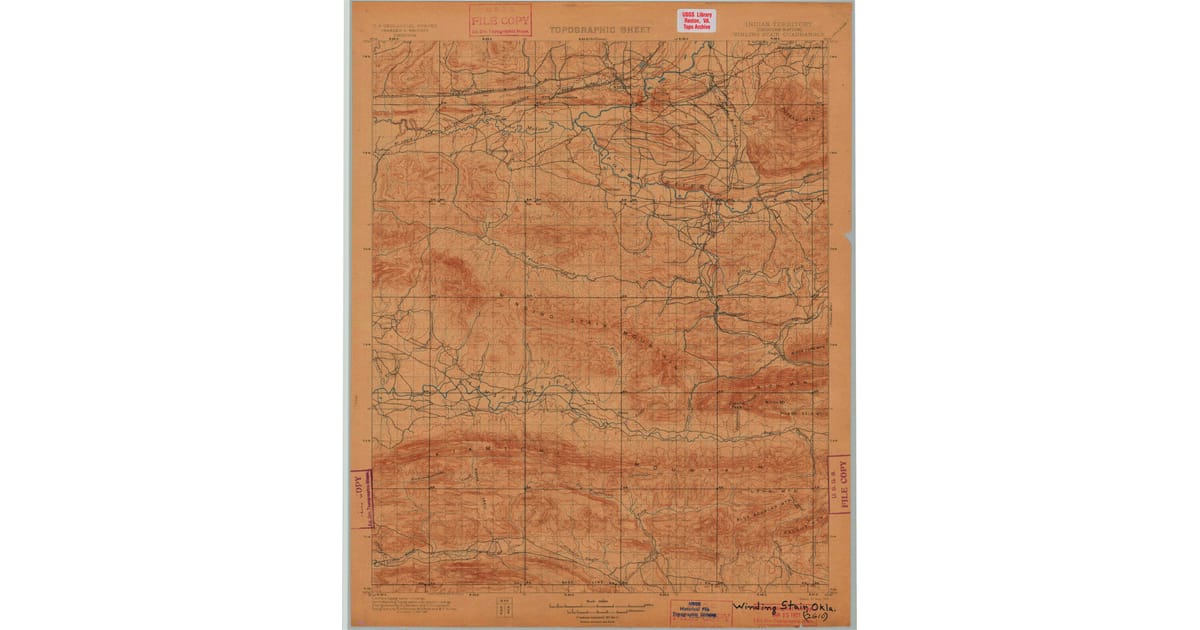 Old Historical Maps of Wister, OK | Pastmaps
