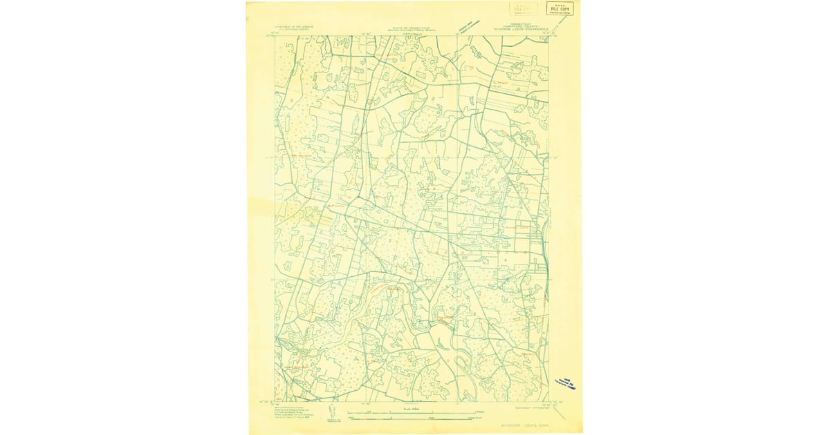1920s Maps of Windsor, CT | Pastmaps