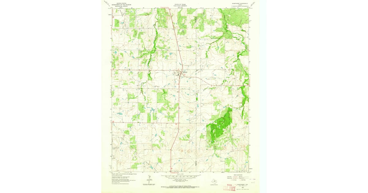1960s Maps of Archer County, TX | Pastmaps