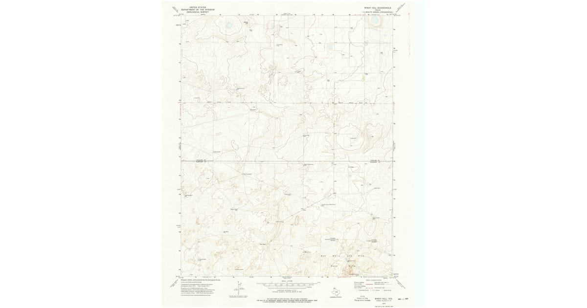 1970s Maps of Windy Hill, TX | Pastmaps