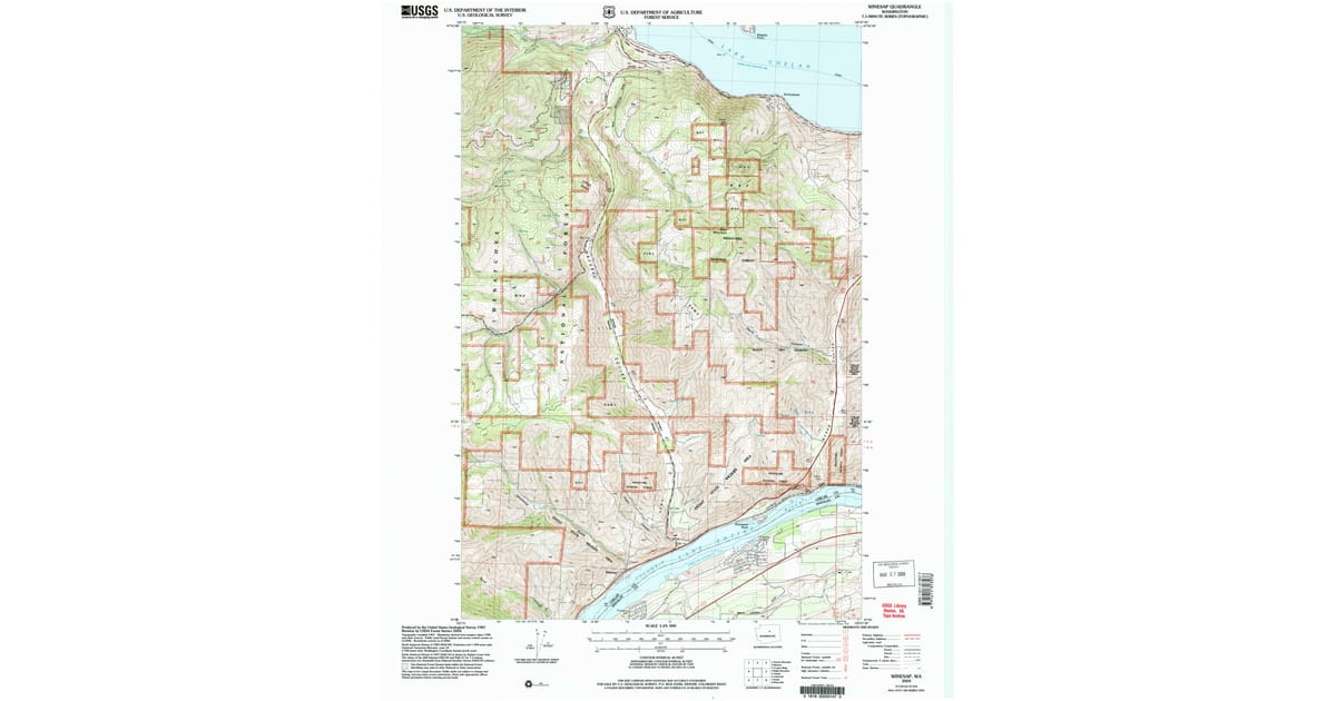 2004 Map of Winesap, Chelan County, WA — High-Res | Pastmaps