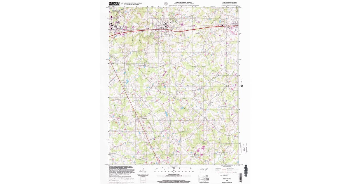 2000-2009 Maps of Wingate, NC | Pastmaps