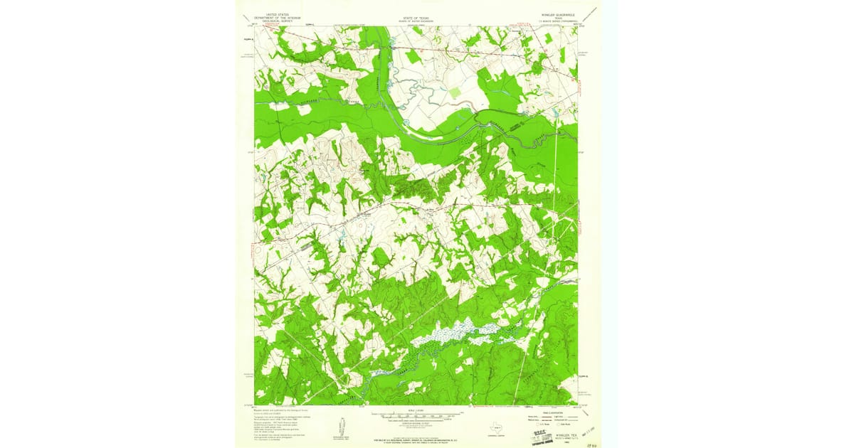 1960s Maps of Freestone County, TX | Pastmaps