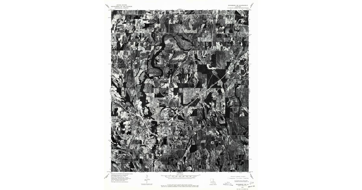 1970s Maps of Baskin, LA | Pastmaps
