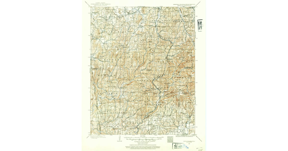 Old Maps of Prairie Grove, AR for Genealogy | Pastmaps