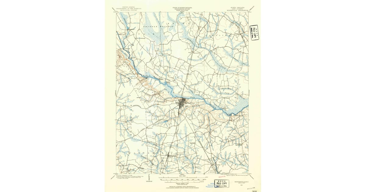 Old Maps of Camelot, NC for Genealogy | Pastmaps