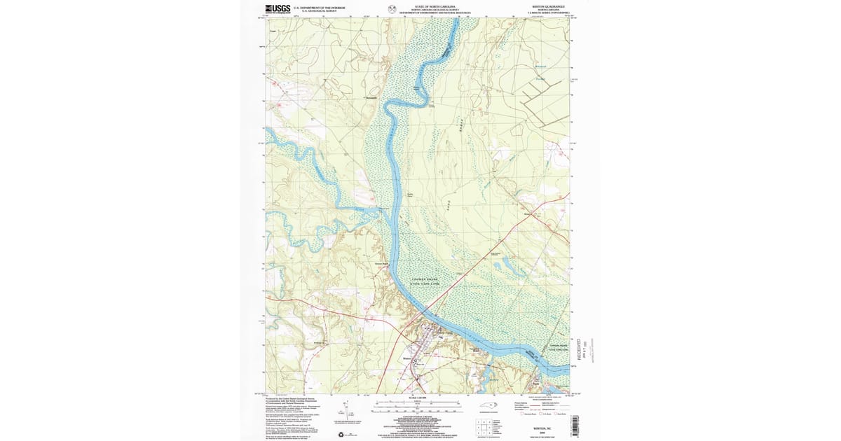 2000-2009 Maps of Winton, NC | Pastmaps