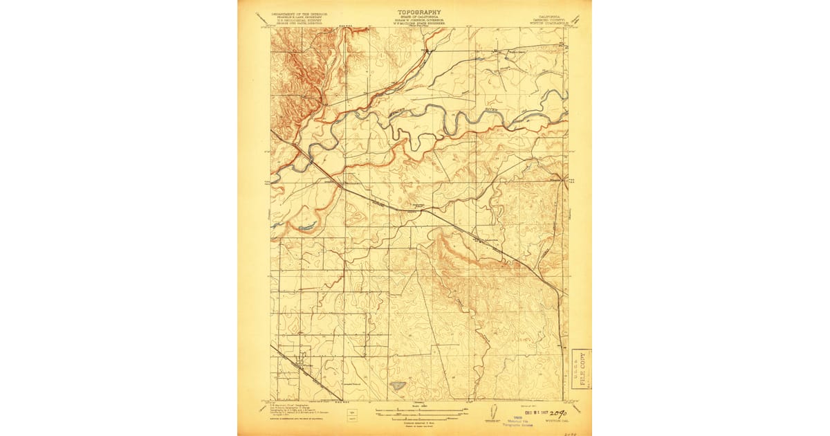 Old Maps of Atwater, CA | Pastmaps