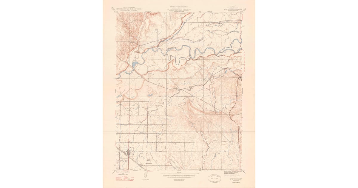 1948 Map of Winton, CA — High-Res | Pastmaps