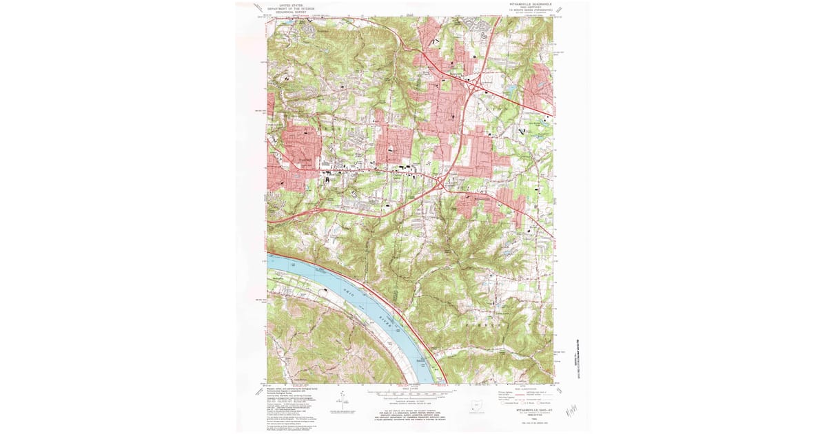 1980s Maps of Stonebridge of Coldstream, Anderson Township | Pastmaps