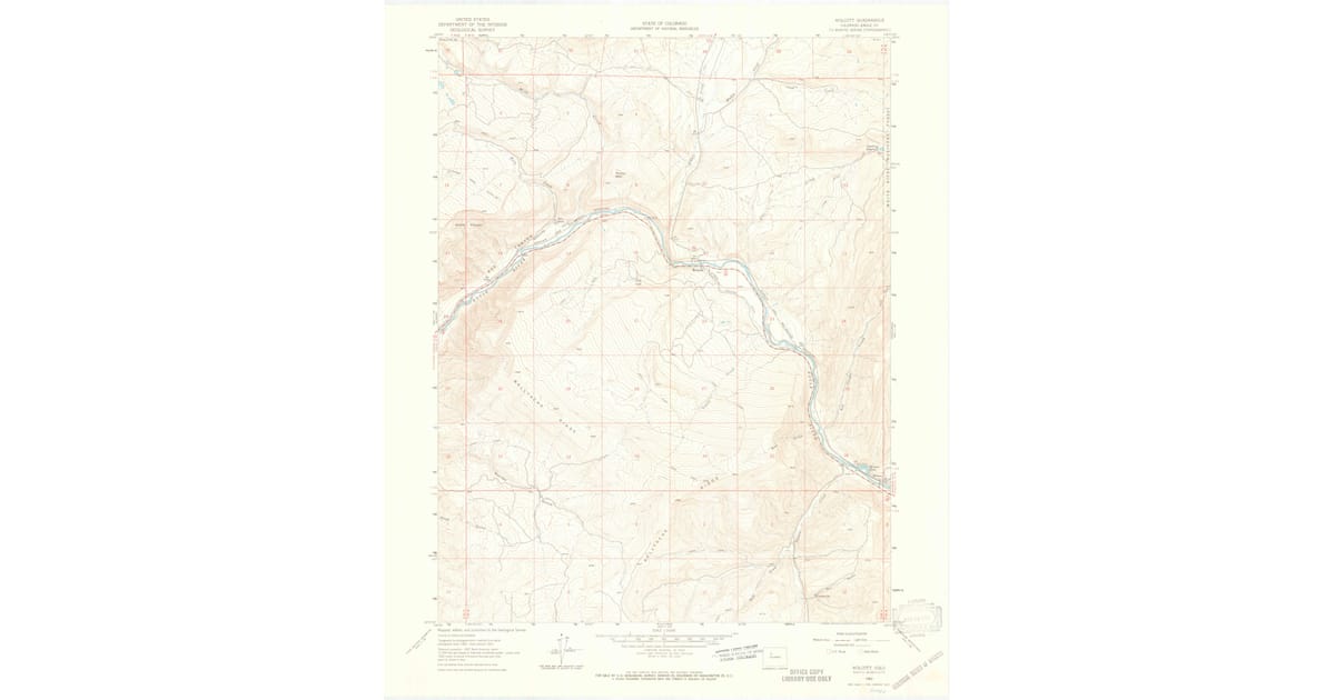 1962 Map of Wolcott, CO — High-Res | Pastmaps
