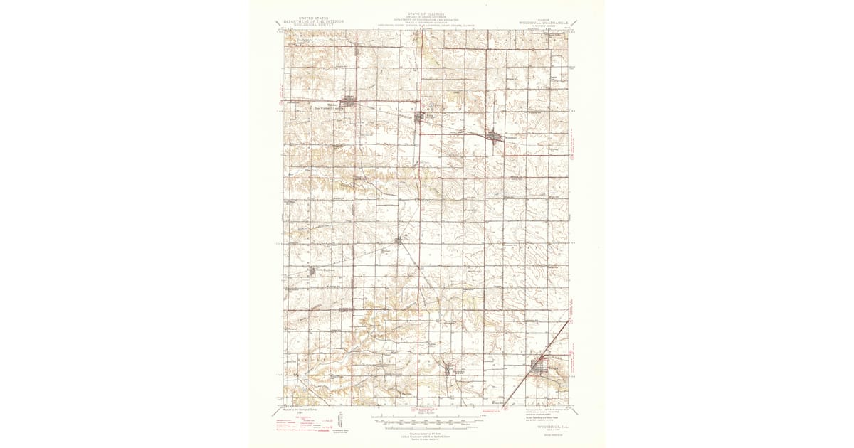 Old Maps of Shanghai City, IL for Genealogy | Pastmaps