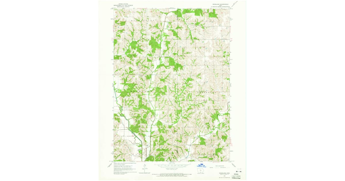 1960s Maps of Wayne County, IA | Pastmaps