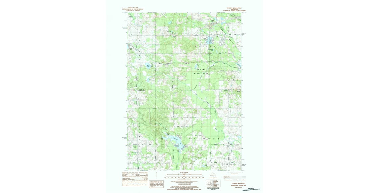 1980s Maps of Isabella County, MI | Pastmaps