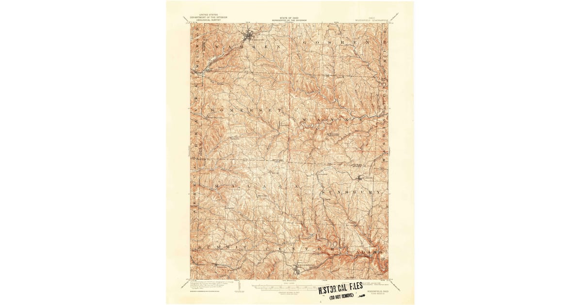 Old Maps of Baileys Mills, OH | Pastmaps