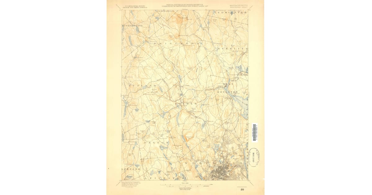 1800s (19th Century) Maps of Worcester, MA | Pastmaps