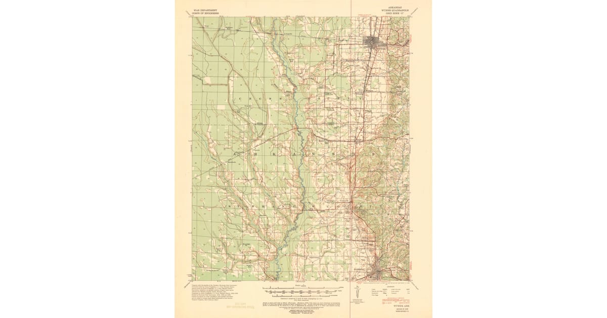 Old Maps of Macedonia, AR | Pastmaps
