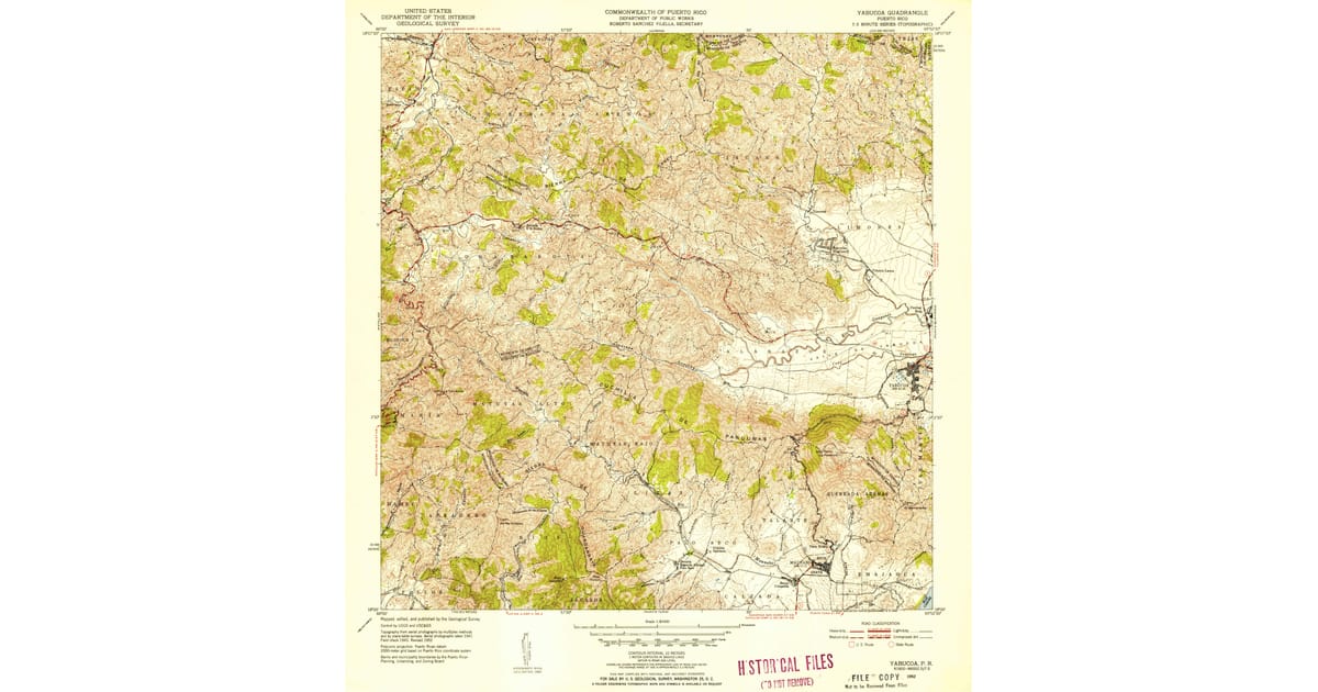 1950s Maps of Espino, San Lorenzo | Pastmaps