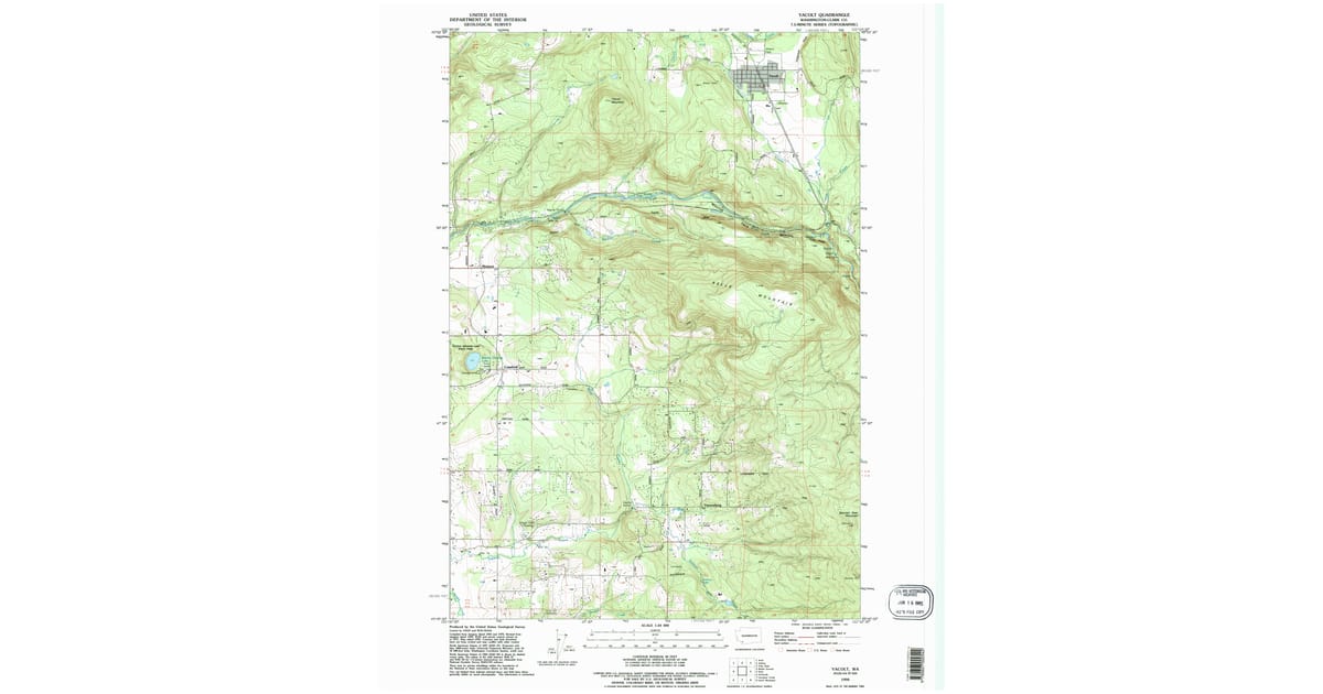 1990s Maps of Heisson, Clark County | Pastmaps