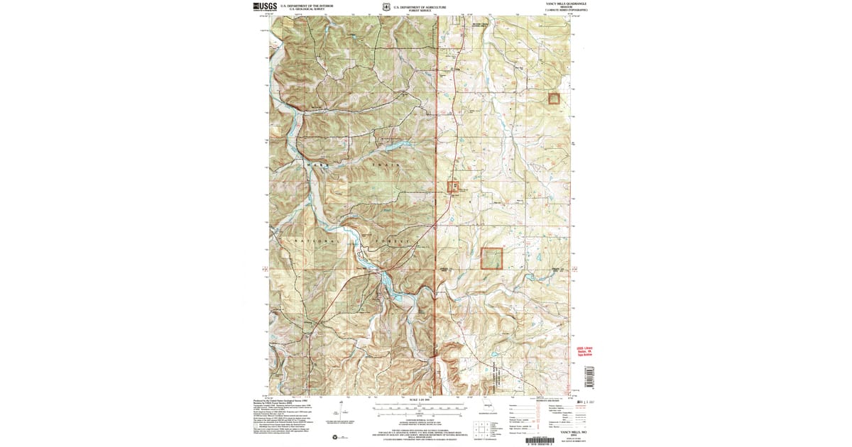 2000s (21st Century) Maps of Dent County, MO | Pastmaps