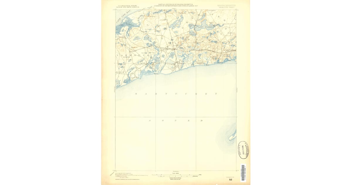 1887 Map of Yarmouth, Barnstable County, MA — High-Res | Pastmaps
