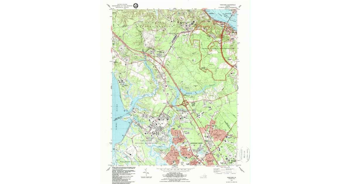 1980s Maps of Windsor Great Park, Newport News | Pastmaps