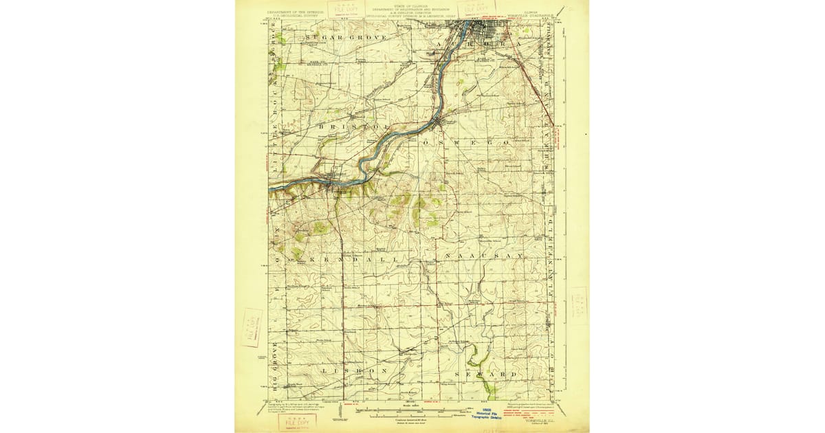 Old Historical Maps of Montgomery, IL | Pastmaps