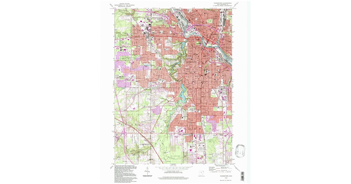 1990s Maps of Hunting Valley, Mahoning County | Pastmaps