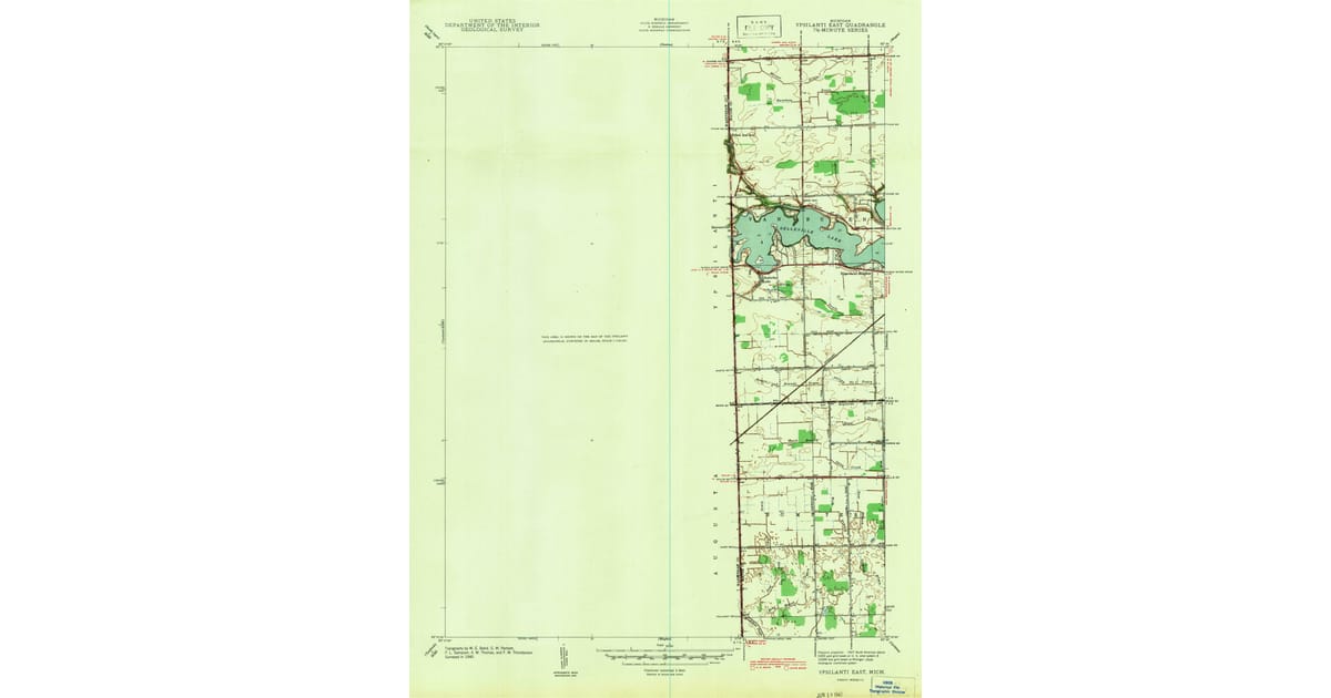 1940s Maps of Historic Eastside, Ypsilanti | Pastmaps
