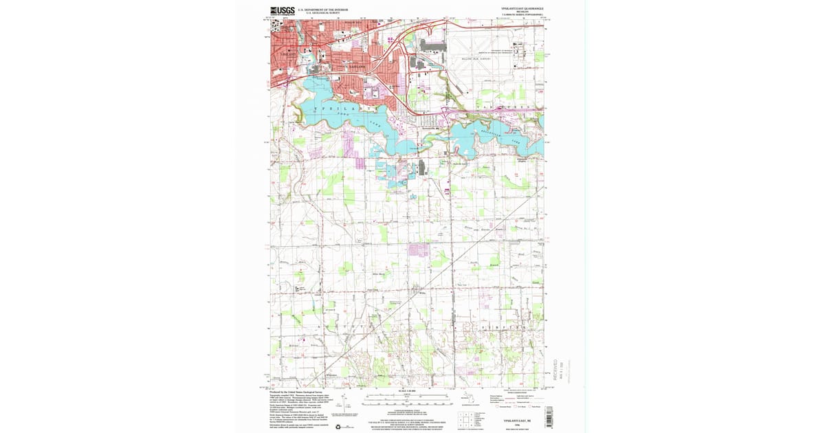 1990s Maps of Sumpter Township, MI | Pastmaps