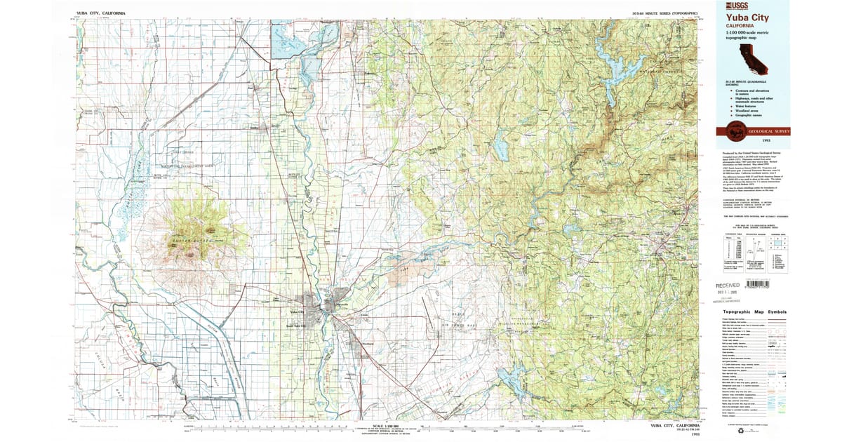 1990s Maps of Sierra County, CA | Pastmaps