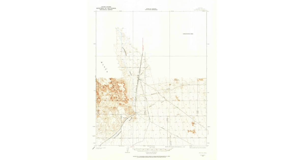 Old Maps of Yucca, AZ | Pastmaps