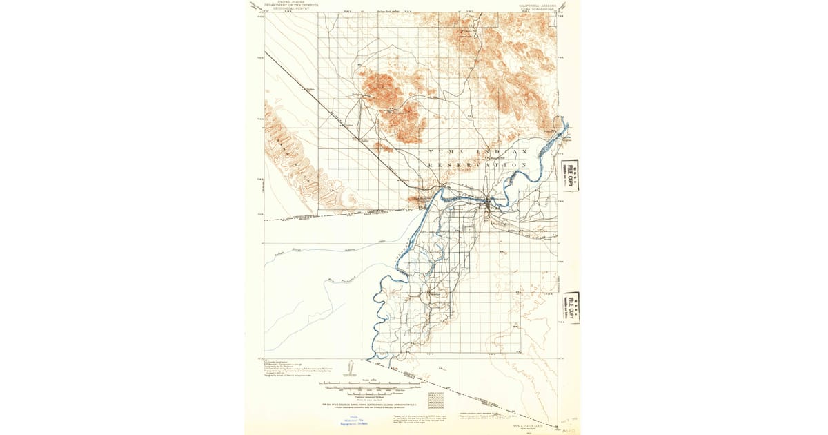 Old Maps of Hess Subdivision, Yuma County for Genealogy | Pastmaps