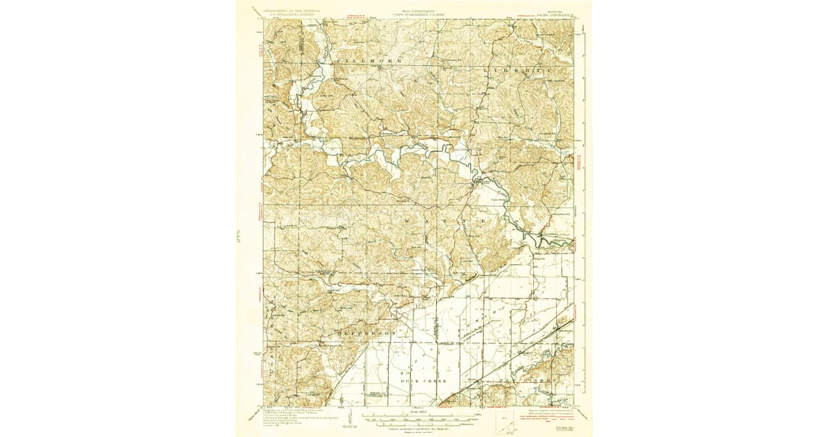 1930s Maps of Zalma, MO | Pastmaps