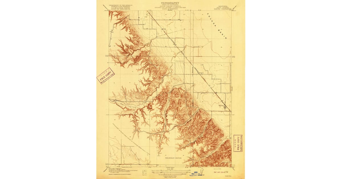 1916 Map of Zamora, Yolo County, CA — High-Res | Pastmaps