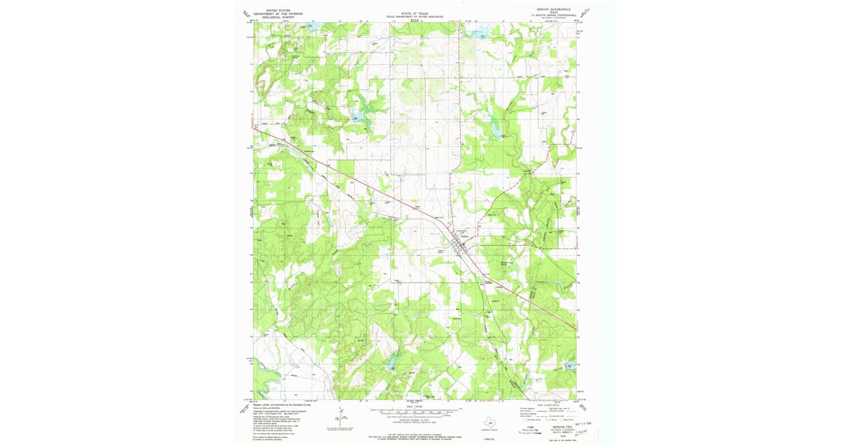 1979 Map of Zephyr, TX — High-Res | Pastmaps