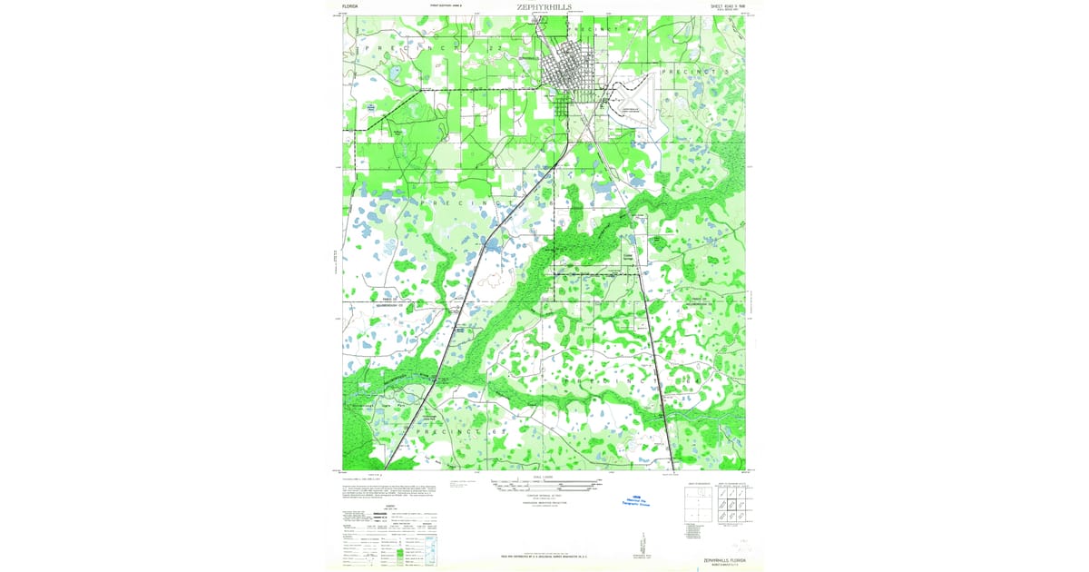 Old Maps of Crystal Springs, FL | Pastmaps