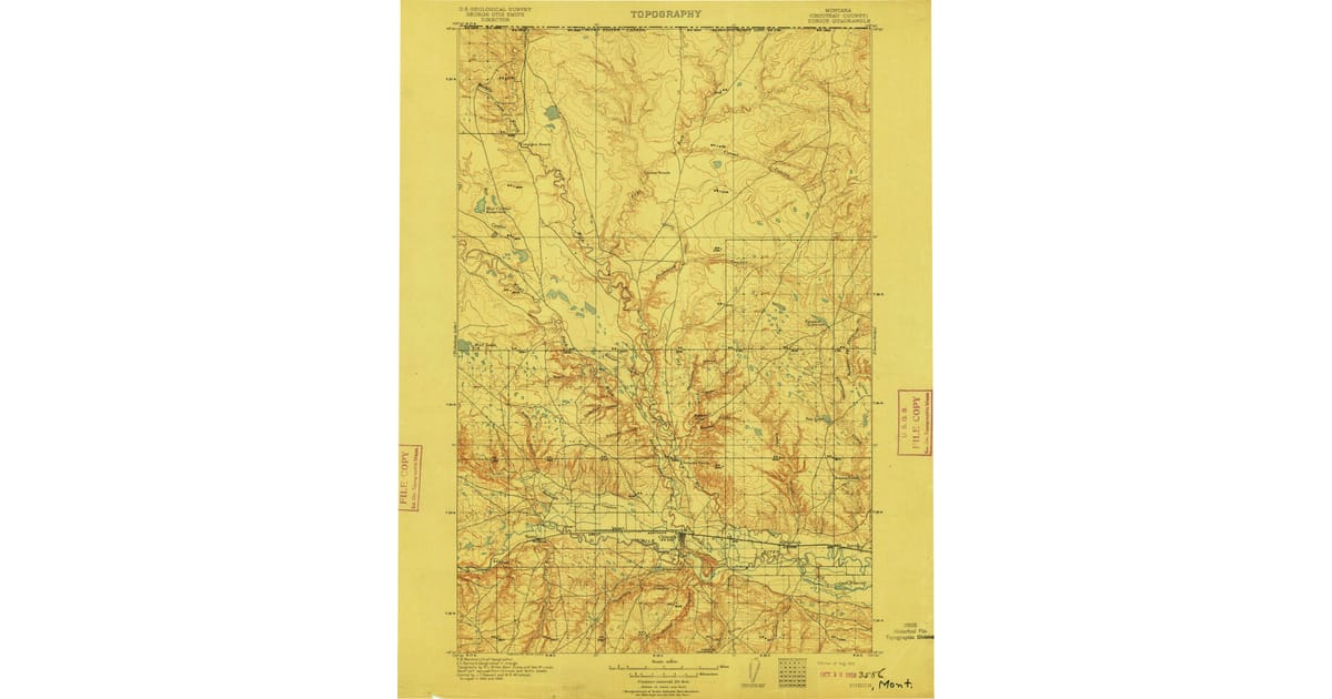 1910s Maps of Hartland Hutterite Colony, MT | Pastmaps